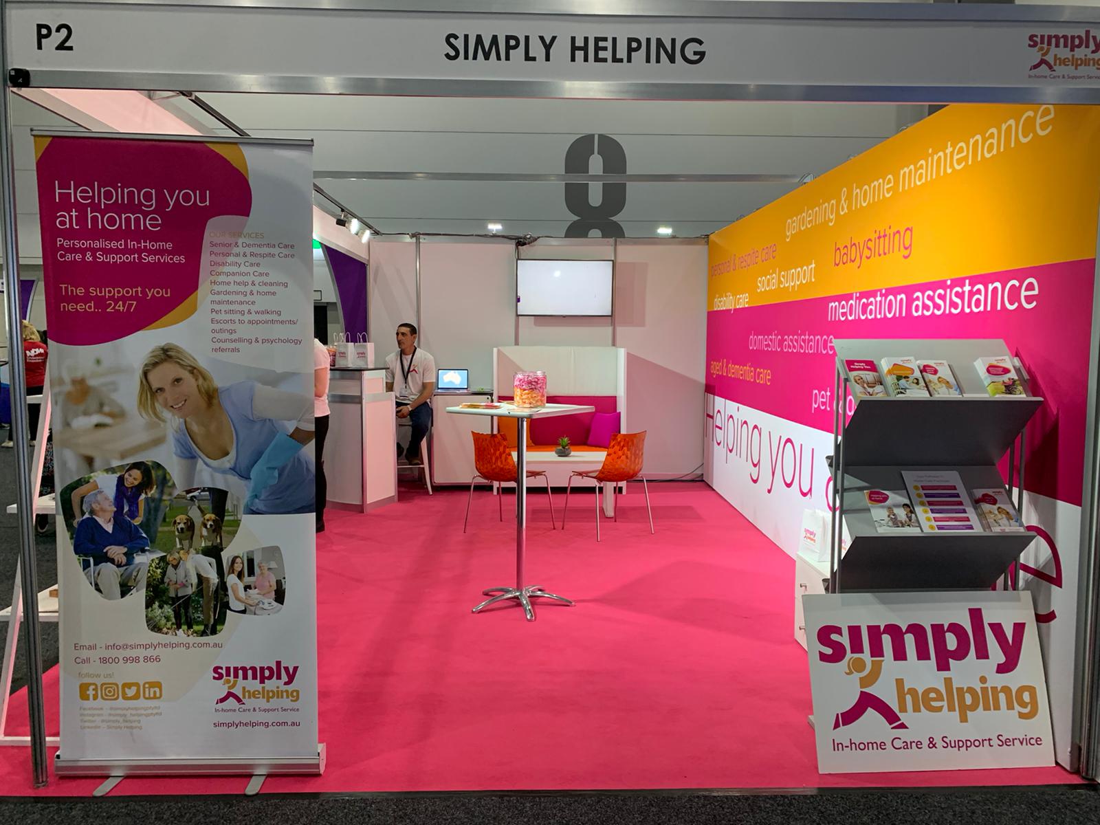 Simply Helping - Seniors & Disability Expo 2019 Melbourne